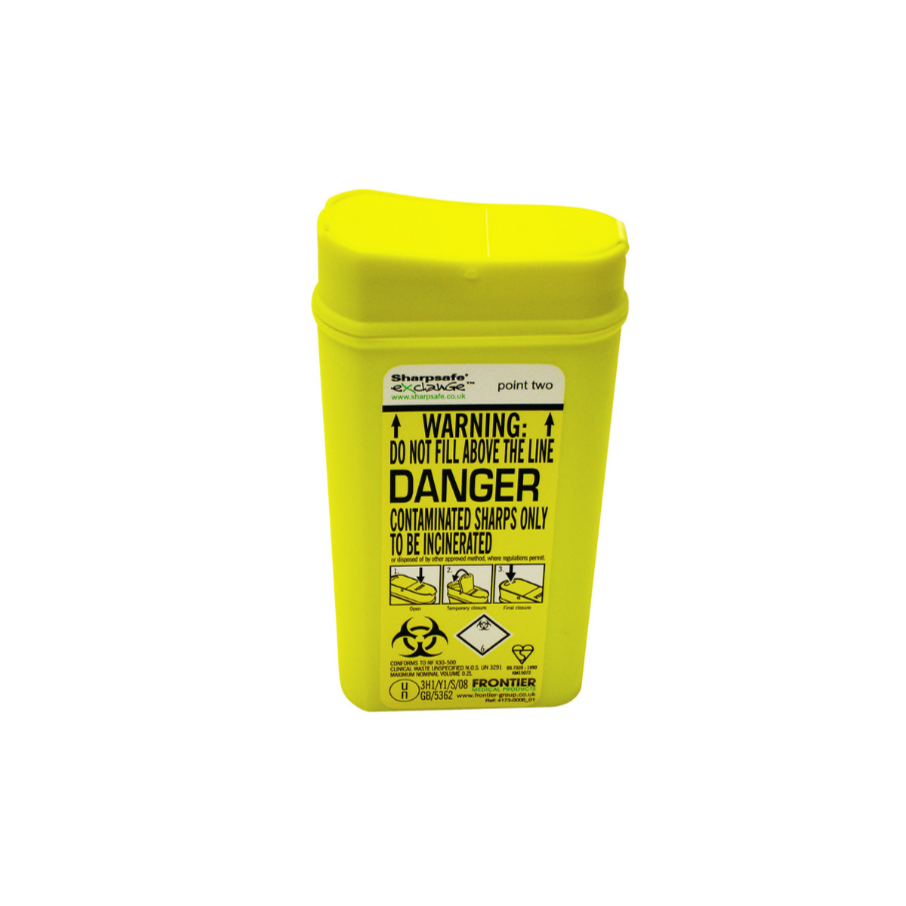 Sharps Box – 0.2LTR Yellow – Distribeautx